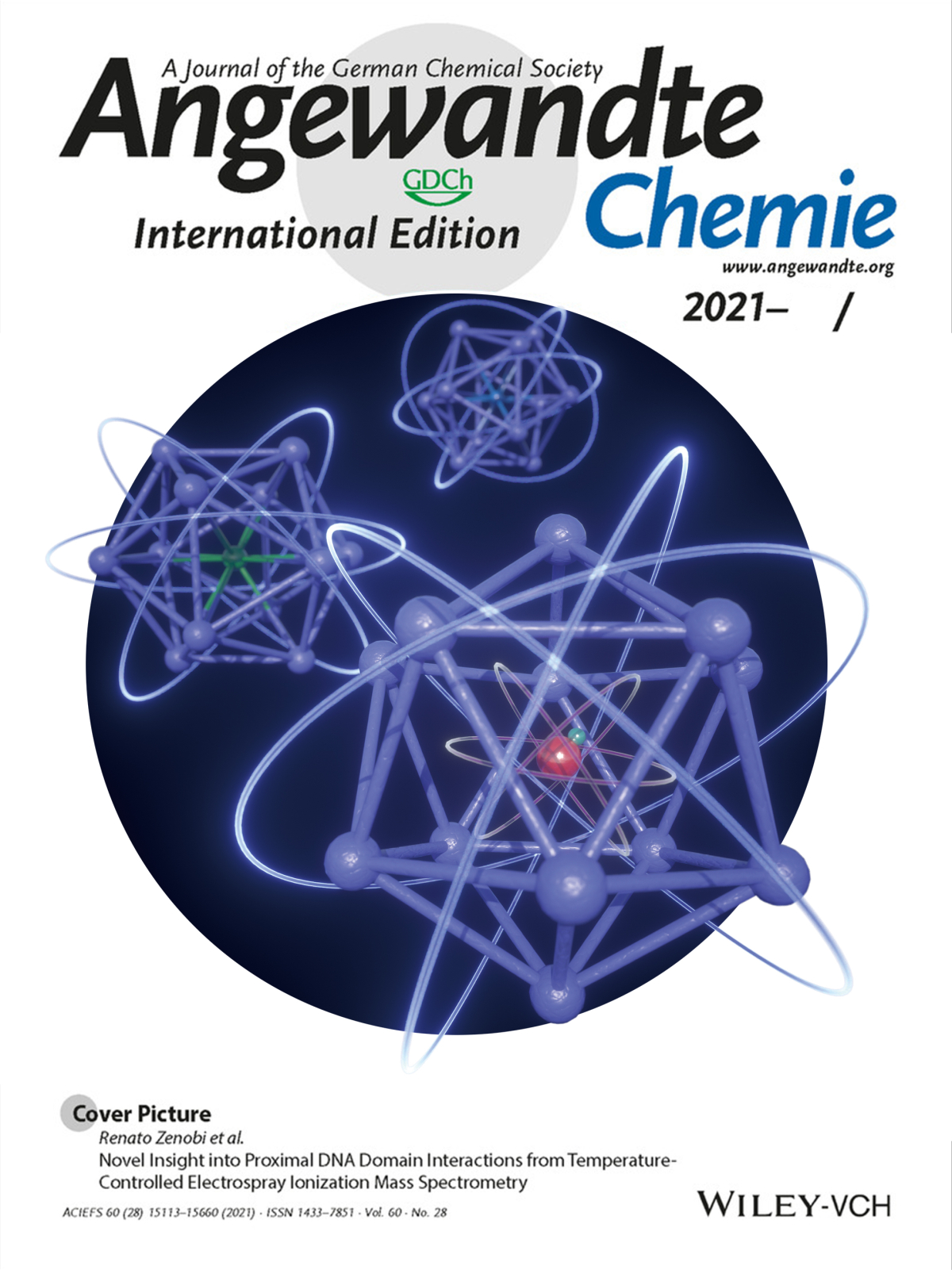 논문커버제작/논문표지제작/저널커버디자인/논문커버문의/논문표지디자인/Angewandte Chemie International Edition cover - 마루미디어